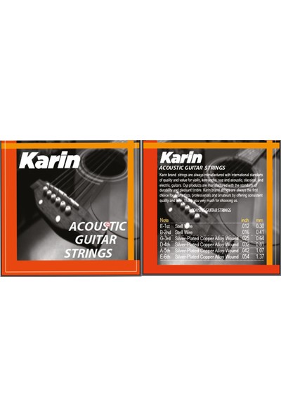 Karin K206 - Akustik Gitar Teli