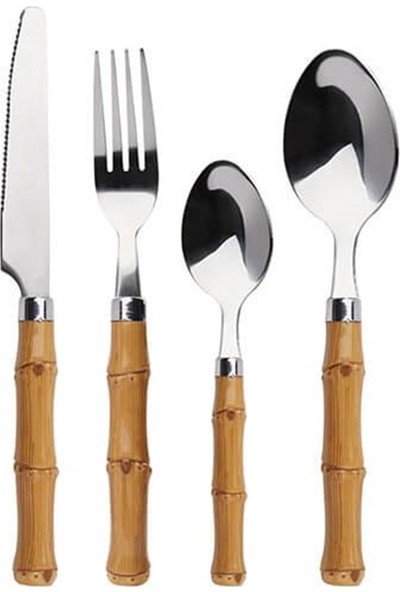 Bambum Matia 24 Parça Çatal Kasik Biçak Seti Bambum Matia 24 Parça Çatal Kasik Biçak Seti