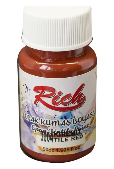 Rich Opak Kumaş Boyası 50 Cc. 3004 Kiremit