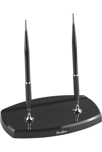 Scrıkss Masa Takımı Çiftli 17 Silver Siyah