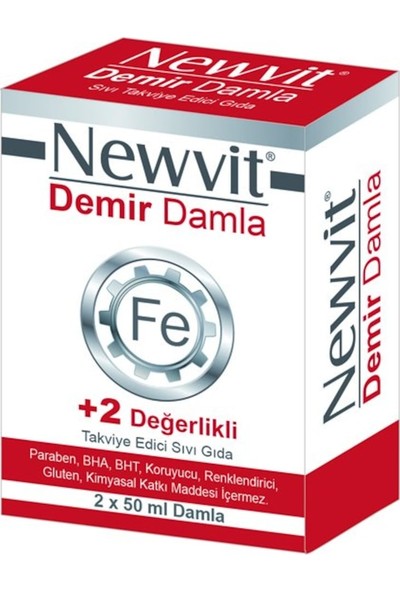 Newvit Demir Damla 2X50 ml