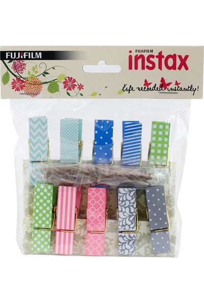 Instax Dekoratif Fotoğraf Asma Mandal Seti