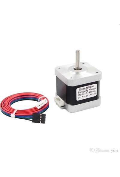 Maker 17HS4401 Nema 17 Step Motor 3D Yazıcı (Sıfırdır)