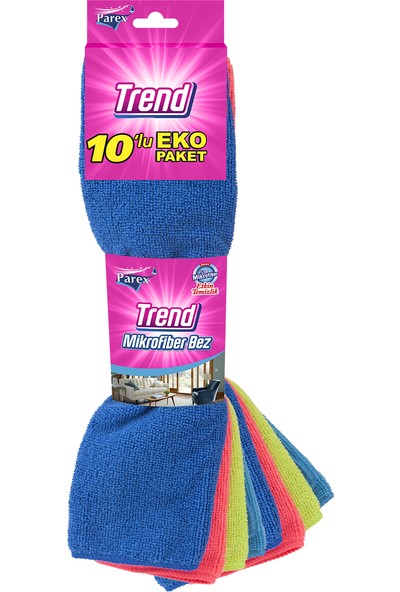 Parex 10' Lu Trend Mikrofiber Temizlik Bezi