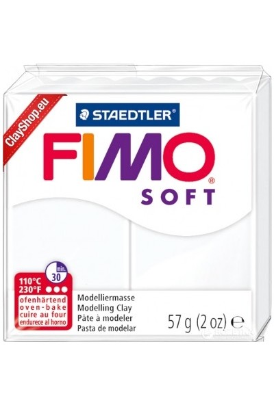 Staedtler Fimo Soft Polimer Kil 57 Gr. 0 White (Beyaz) Staedtler Fimo Soft Polimer Kil 57 Gr. 0 White (Beyaz)