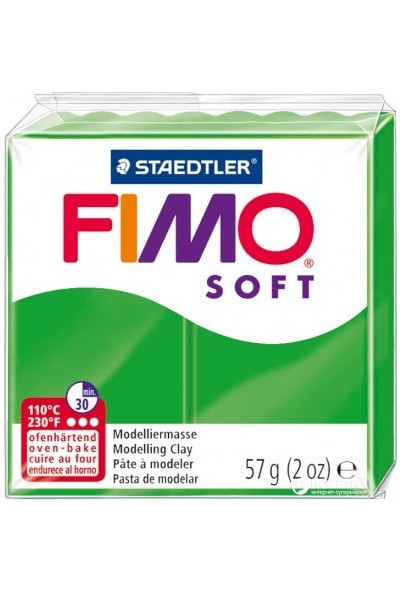 Staedtler Fimo Soft Polimer Kil 57 Gr. 53 Tropical Green Staedtler Fimo Soft Polimer Kil 57 Gr. 53 Tropical Green