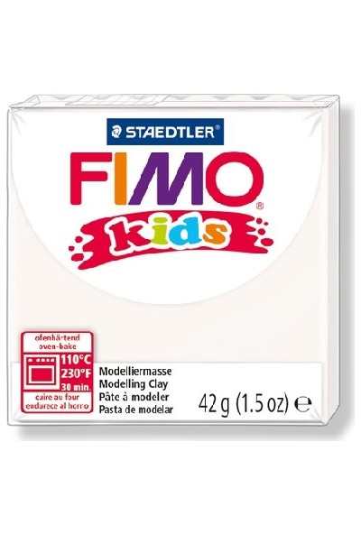 Staedtler Fimo Kids Yumuşak Polimer Kil 42 Gr. 0 White