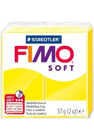 Staedtler Fimo Soft Polimer Kil 57 Gr. 10 Lemon Staedtler Fimo Soft Polimer Kil 57 Gr. 10 Lemon