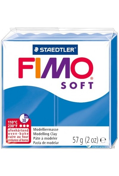 Staedtler Fimo Soft Polimer Kil 57 Gr. 37 Pacific Blue Staedtler Fimo Soft Polimer Kil 57 Gr. 37 Pacific Blue