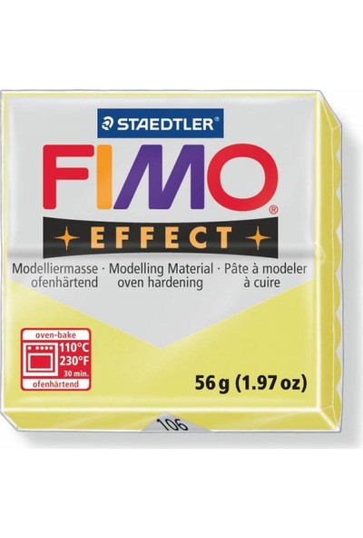 Staedtler Fimo Effect Polimer Kil 57 Gr. 106 Citrine (Mücevher Renkleri) Staedtler Fimo Effect Polimer Kil 57 Gr. 106 Citrine (Mücevher Renkleri)
