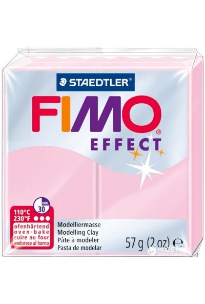Staedtler Fimo Effect Polimer Kil 57 Gr. 205 Rose (Pastel) Staedtler Fimo Effect Polimer Kil 57 Gr. 205 Rose (Pastel)
