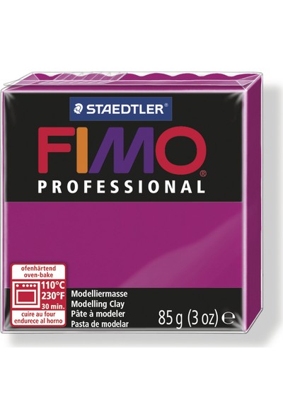 Staedtler Fimo Professional Polimer Kil 85 Gr. 210 Saf Magenta Staedtler Fimo Professional Polimer Kil 85 Gr. 210 Saf Magenta