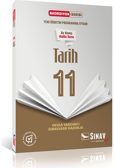 Sınav Yayınları 11. Sınıf Tarih Akordiyon Kitap Sınav Yayınları 11. Sınıf Tarih Akordiyon Kitap