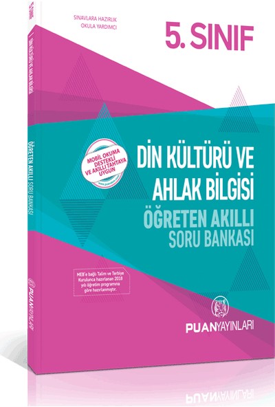 Puan Yayınları 5. Sınıf Din Kültürü ve Ahlak Bilgisi Öğreten Akıllı Soru Bankası