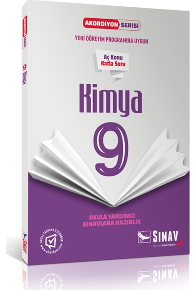 Sınav Yayınları 9. Sınıf Kimya Akordiyon Kitap