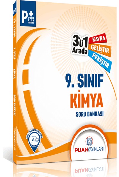 Puan Yayınları 9. Sınıf Kimya 3'ü 1 Arada Soru Bankası