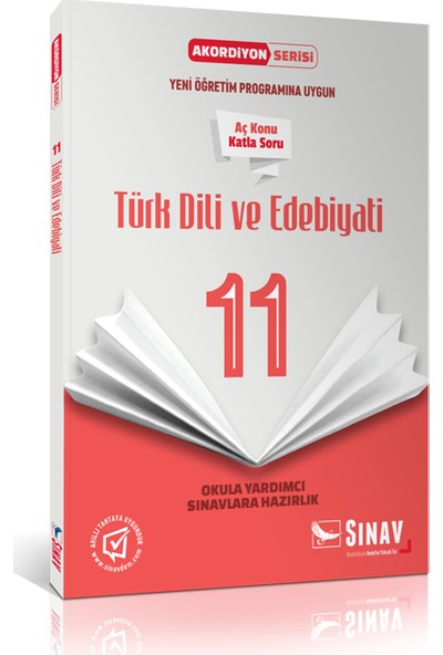 Sınav Yayınları 11. Sınıf Türk Dili ve Edebiyatı Akordiyon Kitap Sınav Yayınları 11. Sınıf Türk Dili ve Edebiyatı Akordiyon Kitap