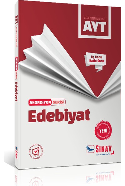 Sınav Yayınları AYT Edebiyat Akordiyon Kitap Sınav Yayınları AYT Edebiyat Akordiyon Kitap
