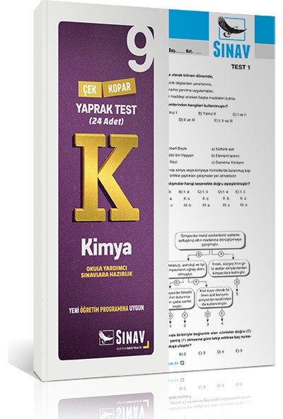 Sınav Yayınları 9. Sınıf Kimya Yaprak Test Sınav Yayınları 9. Sınıf Kimya Yaprak Test
