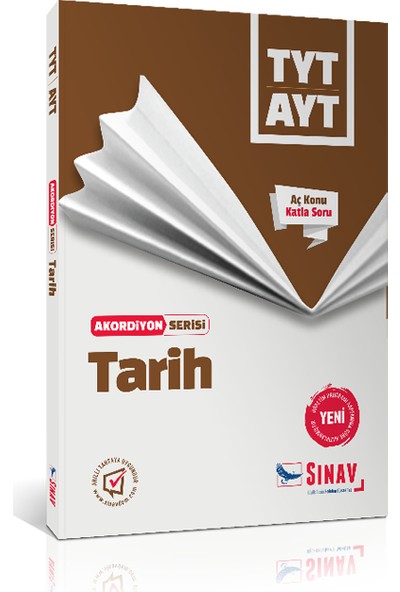 Sınav Yayınları TYT AYT Tarih Akordiyon Kitap Sınav Yayınları TYT AYT Tarih Akordiyon Kitap
