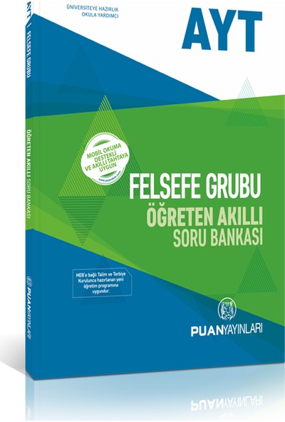 Puan Yayınları AYT Felsefe Grubu Öğreten Akıllı Soru Bankası Puan Yayınları AYT Felsefe Grubu Öğreten Akıllı Soru Bankası