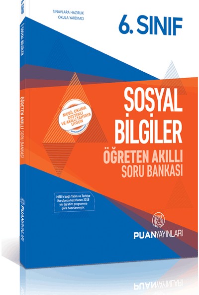 Puan Yayınları 6. Sınıf Sosyal Bilgiler Öğreten Akıllı Soru Bankası