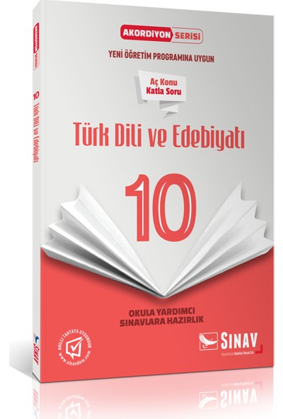 Sınav Yayınları 10. Sınıf Türk Dili ve Edebiyatı Akordiyon Kitap Sınav Yayınları 10. Sınıf Türk Dili ve Edebiyatı Akordiyon Kitap