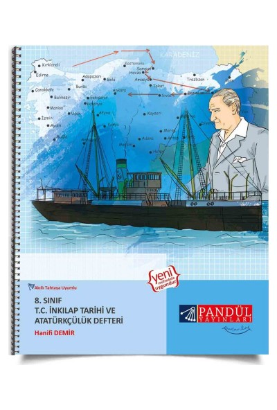 Pandül Yayınları 8. Sınıf İnkılap Tarihi Defteri - Hanifi Demir Pandül Yayınları 8. Sınıf İnkılap Tarihi Defteri - Hanifi Demir