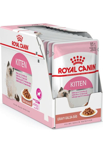 Royal Canin Kitten Instinctive Gravy Yavru Kedi Yaş Maması 12 Adet x 85 g Royal Canin Kitten Instinctive Gravy Yavru Kedi Yaş Maması 12 Adet x 85 g
