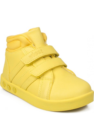 Vicco 313.B19K.104 Bebe İşıklı Cırtlı Sarı Çocuk Bot