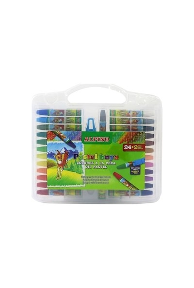 Alpıno 24 Renk Çantalı Pastel Boya Dc-008297 Alpıno 24 Renk Çantalı Pastel Boya Dc-008297