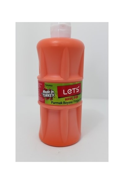Lets Parmak Boyası 500 Ml Turuncu (Yeni Ürün) Lets Parmak Boyası 500 Ml Turuncu (Yeni Ürün)