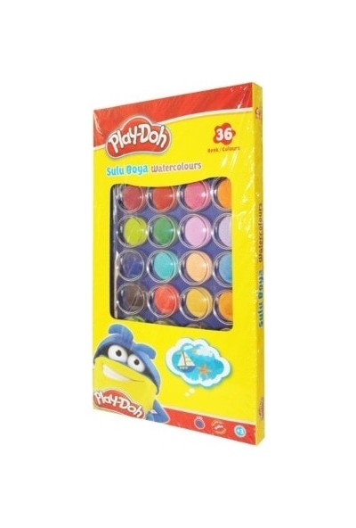 Play-Doh Suluboya 36 Renk 23Mm