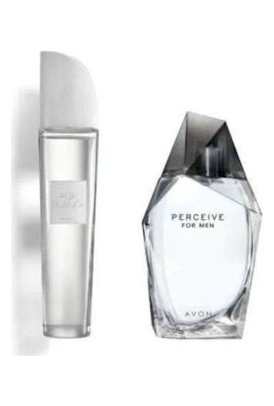 Avon Perceive Erkek Edt 100 ml & Avon Purblanca Edt Bayan Parfüm Avon Perceive Erkek Edt 100 ml & Avon Purblanca Edt Bayan Parfüm