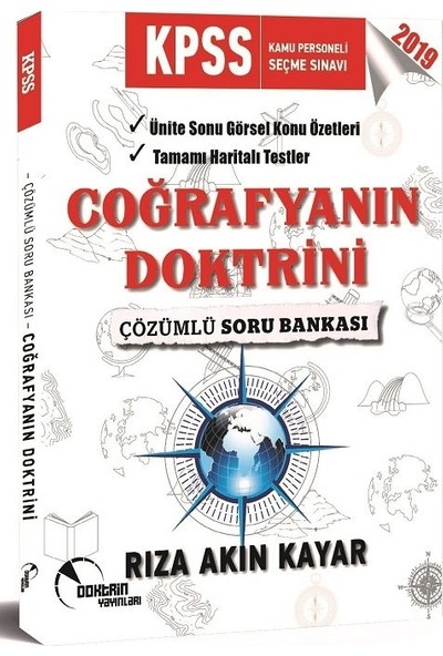 Doktrin Yayınları Coğrafya Soru Bankası - Rıza Akın Kayar