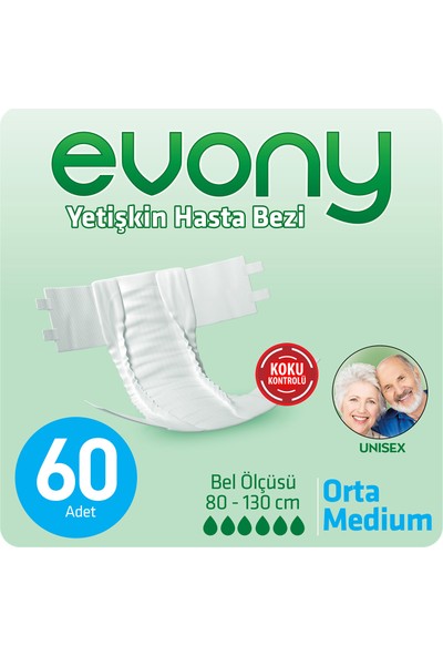 Evony Yetişkin Hasta Bezi Medıum 60' lı