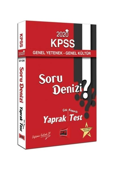 Yargı Yayınevi 2020 KPSS Genel Yetenek Genel Kültür Soru Denizi Çek Kopartlı Yaprak Test Yargı Yayınevi 2020 KPSS Genel Yetenek Genel Kültür Soru Denizi Çek Kopartlı Yaprak Test