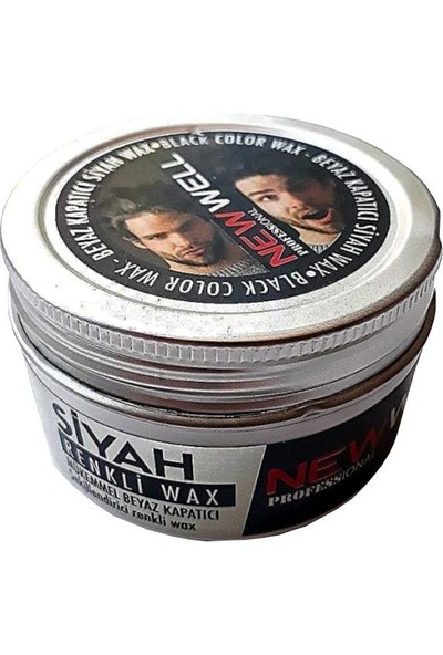 New Well Color Wax Beyaz Kapatıcı Siyah Wax 100ML New Well Color Wax Beyaz Kapatıcı Siyah Wax 100ML