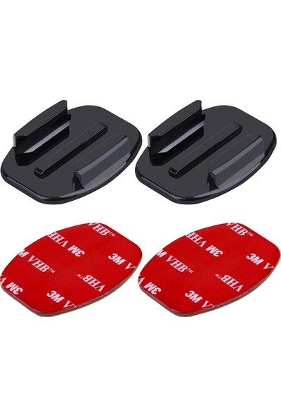 KingMa GoPro Uyumlu 2 Düz Yüzey 3M Yapışkanlı Bağlantı Aparatı KingMa GoPro Uyumlu 2 Düz Yüzey 3M Yapışkanlı Bağlantı Aparatı