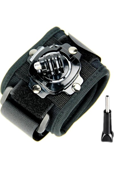 KingMa GoPro Uyumlu 360 Derece Dönebilen Bilek Kol Bağlantı Bandı