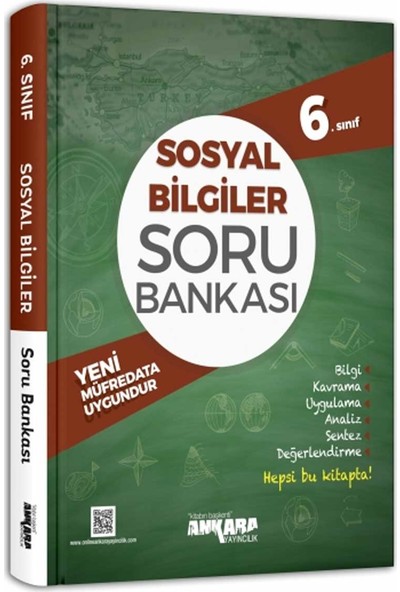 Ankara Yayıncılık 6.Sınıf Sosyal Bilgiler Soru Bankası