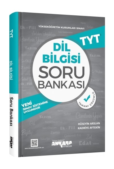 Ankara Yayıncılık TYT Dil Bilgisi Soru Bankası - Hüseyin Arslan