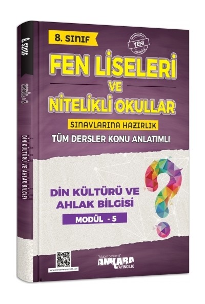 Ankara Yayıncılık 8. Sınıf Din Kültürü Ve Ahlak Bilgisi Konu Anlatımlı Modül 5 Ankara Yayıncılık 8. Sınıf Din Kültürü Ve Ahlak Bilgisi Konu Anlatımlı Modül 5