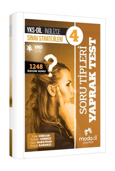 Modadil YKS-Dil İngilizce Sınav Stratejileri 4 Soru Tipleri Yaprak Test - Suat Gürcan Modadil YKS-Dil İngilizce Sınav Stratejileri 4 Soru Tipleri Yaprak Test - Suat Gürcan