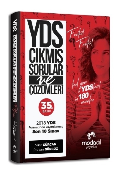 Modadil YDS Çıkmış Sorular Ve Çözümleri Fasikül - Suat Gürcan Modadil YDS Çıkmış Sorular Ve Çözümleri Fasikül - Suat Gürcan