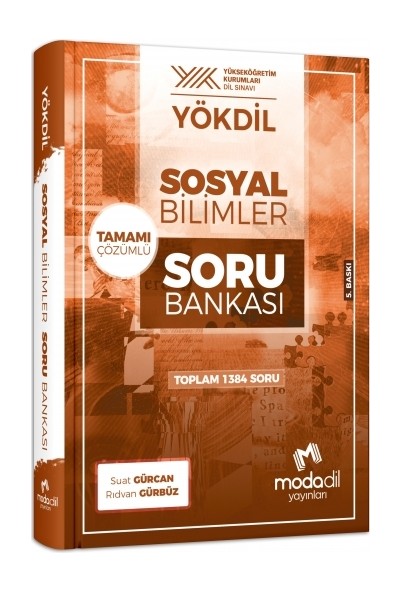 Modadil YÖKDİL Sosyal Bilimler Tamamı Çözümlü Soru Bankası - Suat Gürcan