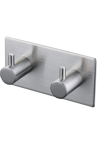 Delta Home Paslanmaz Çelik 2 Topuzlu Havlu Askılık