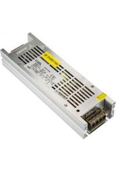 Cata CT-2574 5 Amper Şerit LED Trafosu 60W Slim Model 3 Çip Cata CT-2574 5 Amper Şerit LED Trafosu 60W Slim Model 3 Çip