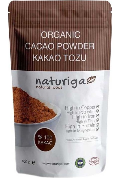 Naturiga Organik Kakao Tozu