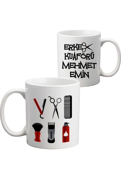 Biresimden Erkek Kuaförüne Berbere Hediye Kupa Bardak Biresimden Erkek Kuaförüne Berbere Hediye Kupa Bardak